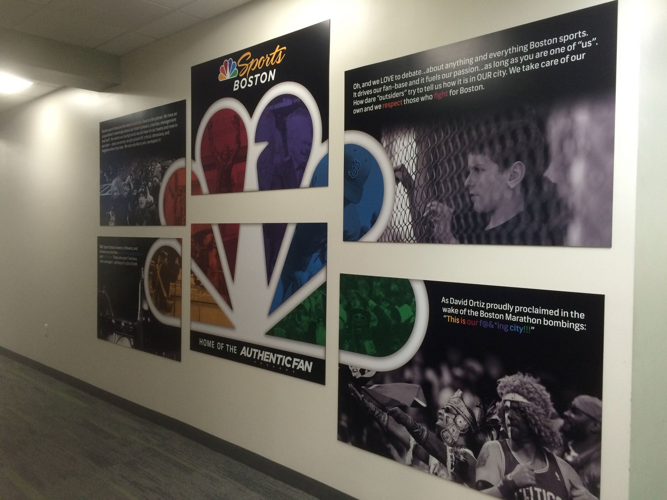 NBC Sports Boston Wall Mural – Alicia Chouinard